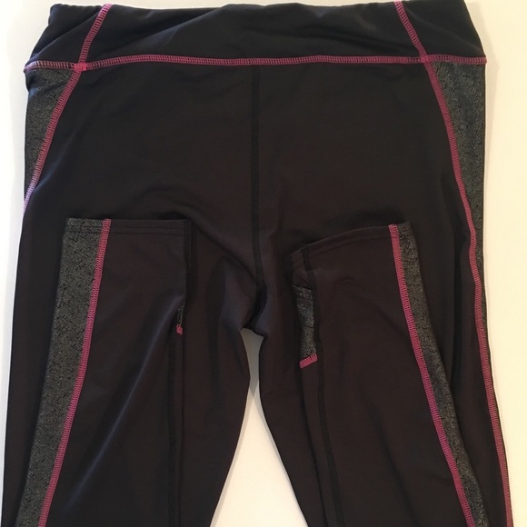 Zone Pro | Pants & Jumpsuits | Womens L Pro Zone Black And Pink Yoga ...